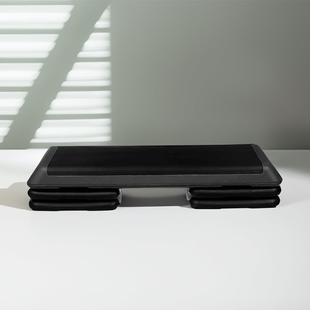 Soulflex 3-Level Adjustable Aerobic Step Platform | Fitness Stepper fo